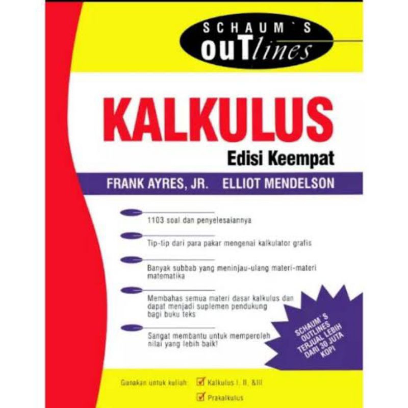 Jual BUKU KALKULUS EDISI 4 FRANK | Shopee Indonesia