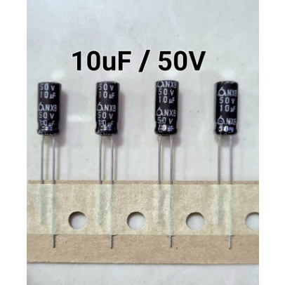 Jual Capasitor kapasitor elco elko 10uf 50v / 10 uf 50 v / 10 uf 50v coklat | Shopee Indonesia