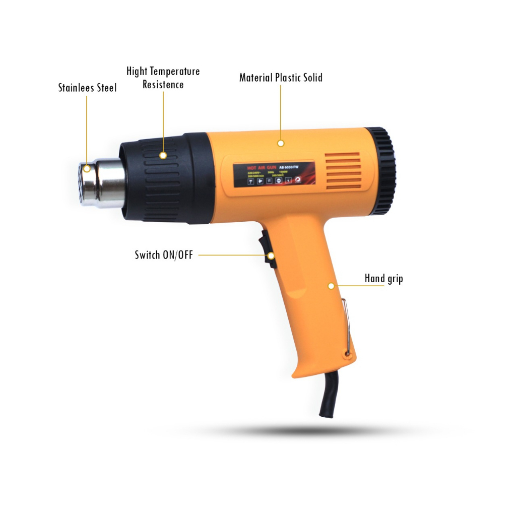 Jual Hot Gun / Hot Air Gun / Heat Gun Hijau / Pemanas Skotlet / Heat Gun Air Mesin Pemanas ...