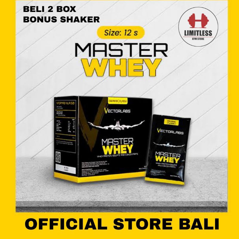 Jual MASTER WHEY 7 & 14 SACHET SUSU PROTEIN GYM BPOM HALAL by ...