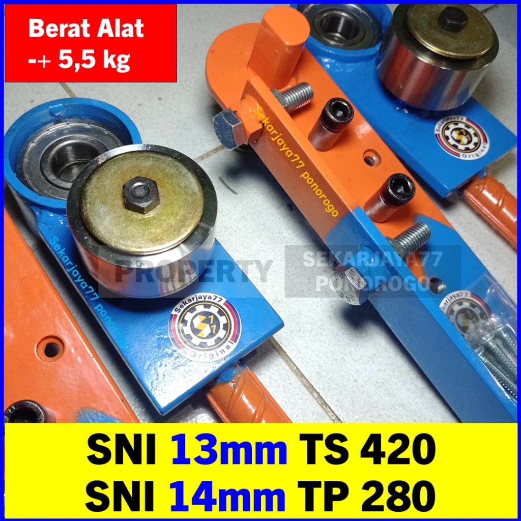 Jual Alat Penekuk Besi Begel 10 12 13 ulir D13 BJTS 420B 14mm TP280 SNI ...