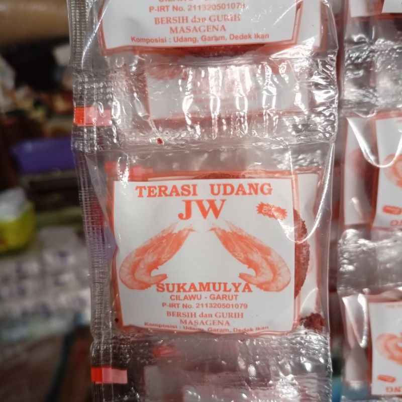 Jual TERASI UDANG CAP JW (1 RENCENG ISI 10pcs) | Shopee Indonesia