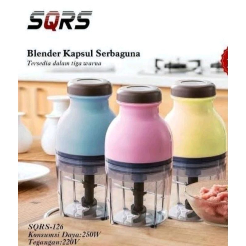 Jual Promo!!! Food Chopper Blender bentuk Capsule Portable Serbaguna ...