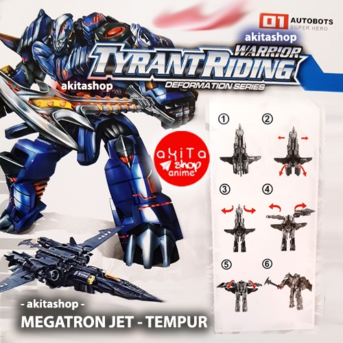 Jual Action Figur Robot Transformer Megatron Bisa Berubah Menjadi Jet ...