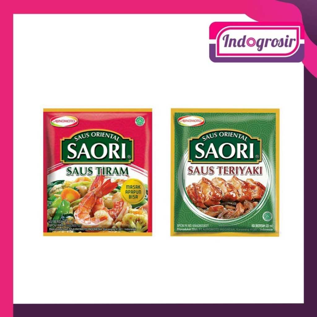 Jual SAORI SAUS TIRAM & SAORI SAUS TERIYAKI 23ML SACHET/PROMO | Shopee ...