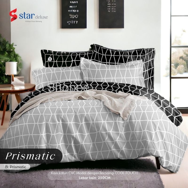 Jual Bahan Kain Sprei Star - Prismatic | Shopee Indonesia