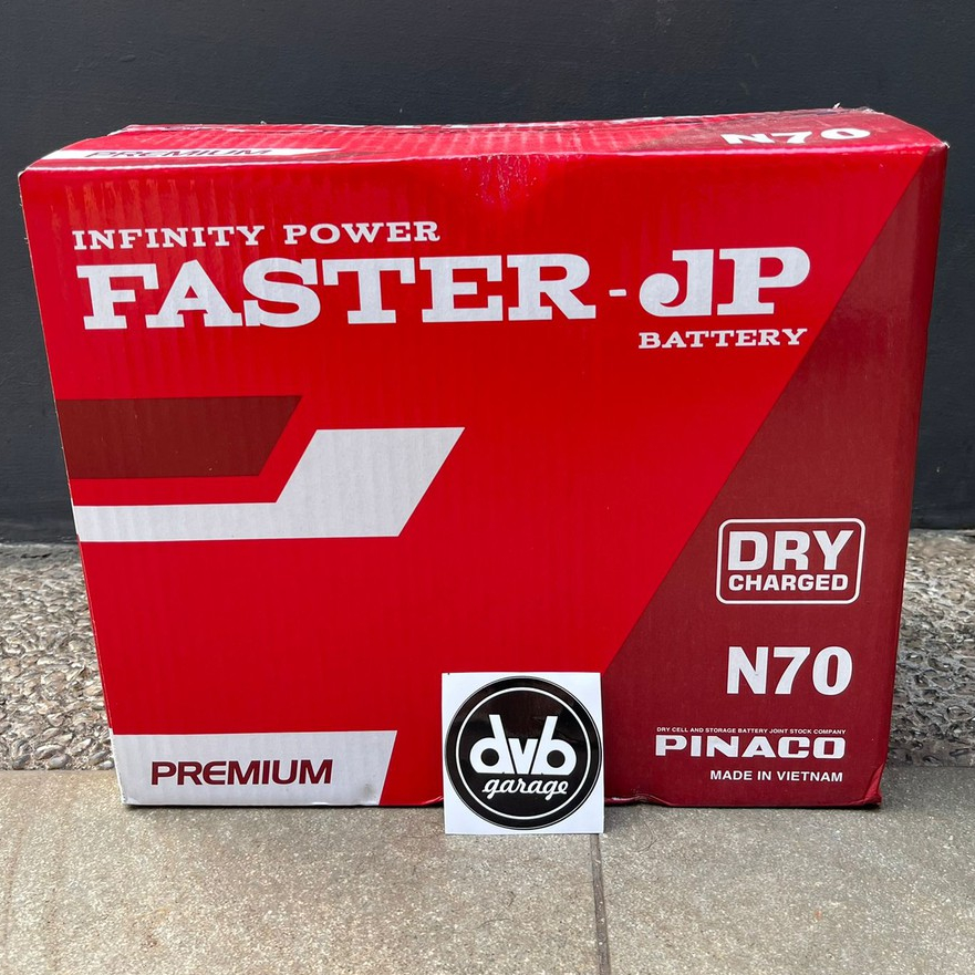 Jual ACCU FASTER JP N70 12V 70AH - AKI BASAH BATERAI BATTERY | Shopee ...