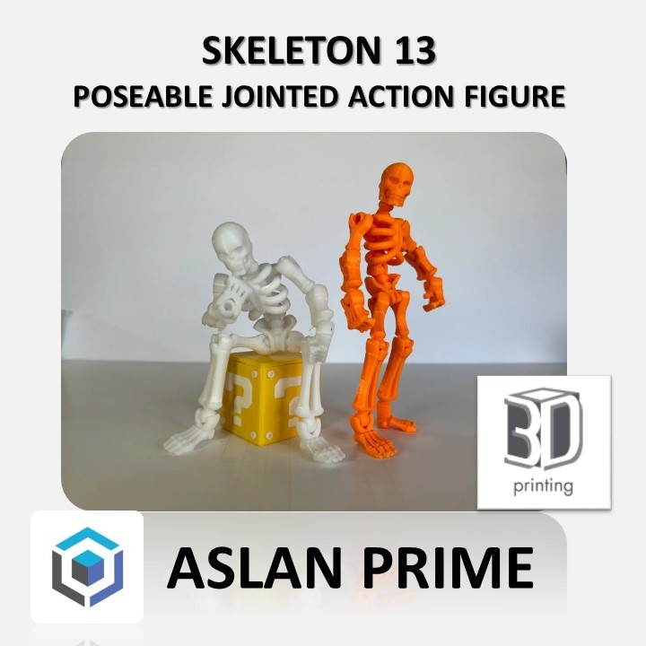 Jual SKELETON 13 JOINTED POSEABLE ACTION FIGURE DUMMY LUCKY Custom ...