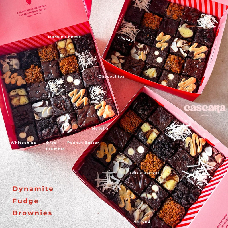 Jual Cascara Cookies - Kue Dynamite Fudgy Brownies Ulang Tahun Cokelat ...