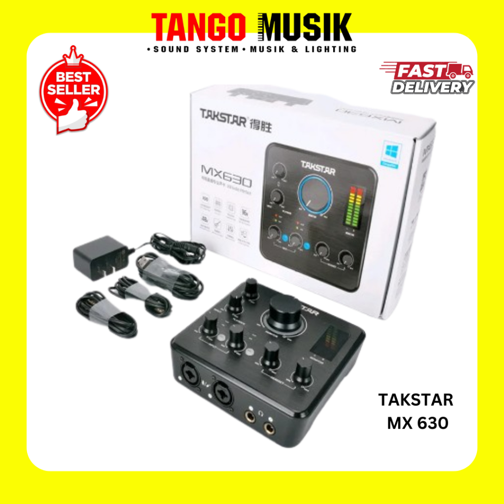 Jual AUDIO INTERFACE TAKSTAR MX 630 ORIGINAL / TAKSTAR MX 630 Webcast ...