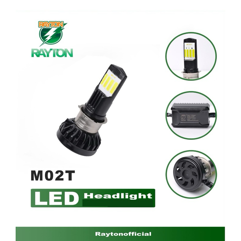 Jual RTD Rayton Lampu LED / Lampu Depan Motor LED M02T 8 Sisi White ...