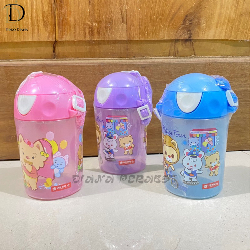 Jual LION STAR Mondo Bottle Botol Minum Anak Lucu 450 Ml - Botol dengan ...