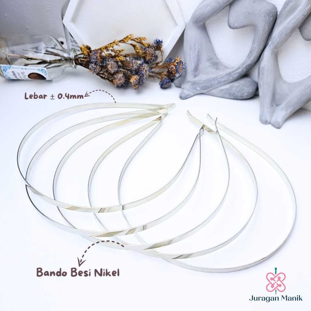 Jual BANDO BESI POLOS WARNA NIKEL SIZE 4MM | Shopee Indonesia