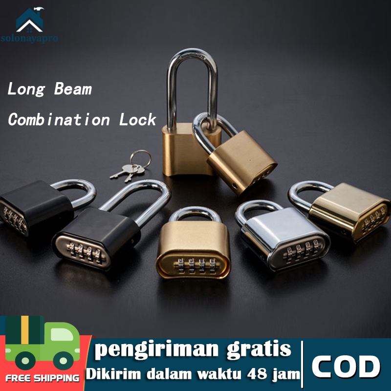 Jual Gembok Kode Angka Pin Pagar Rumah Anti Maling Karat Soligen ...