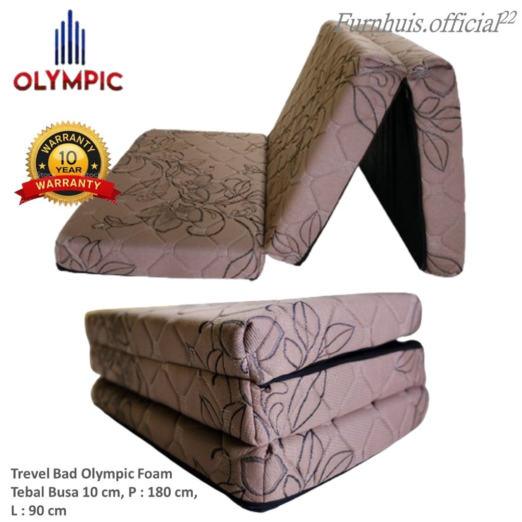 Jual Travel Bed Kasur Busa Uk 120 x 180 x 11 cm Olymic Foam Garansi 10 ...