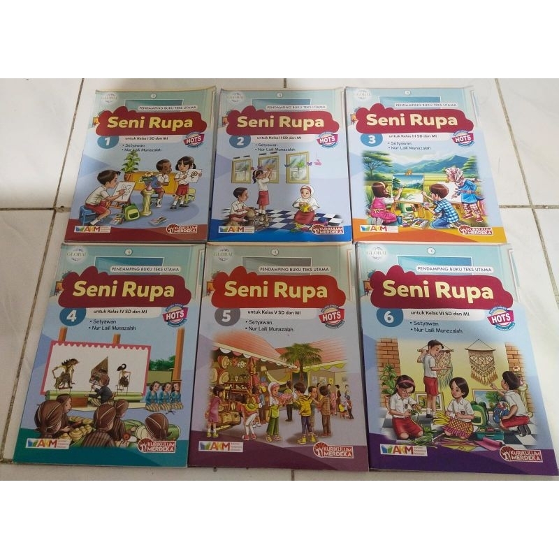 Jual Pendampingan Buku Teks utama Seni Rupa Global kelas 1-6 SD/MI Kurikulum Merdeka | Shopee ...