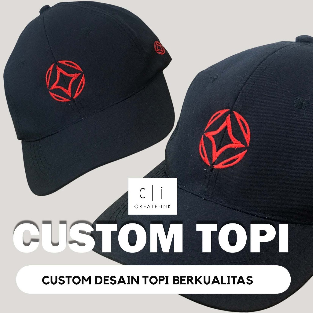 Jual CUSTOM TOPI BORDIR / Grosir Custom Topi Bordir / Topi Custom ...