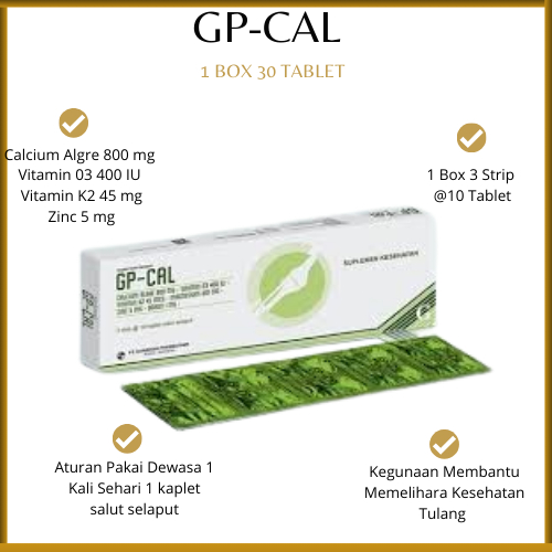 Jual GP-CAL | Suplemen Kalsium | Membantu Memenuhi Asupan Kalsium Ibu Hamil | Membantu ...