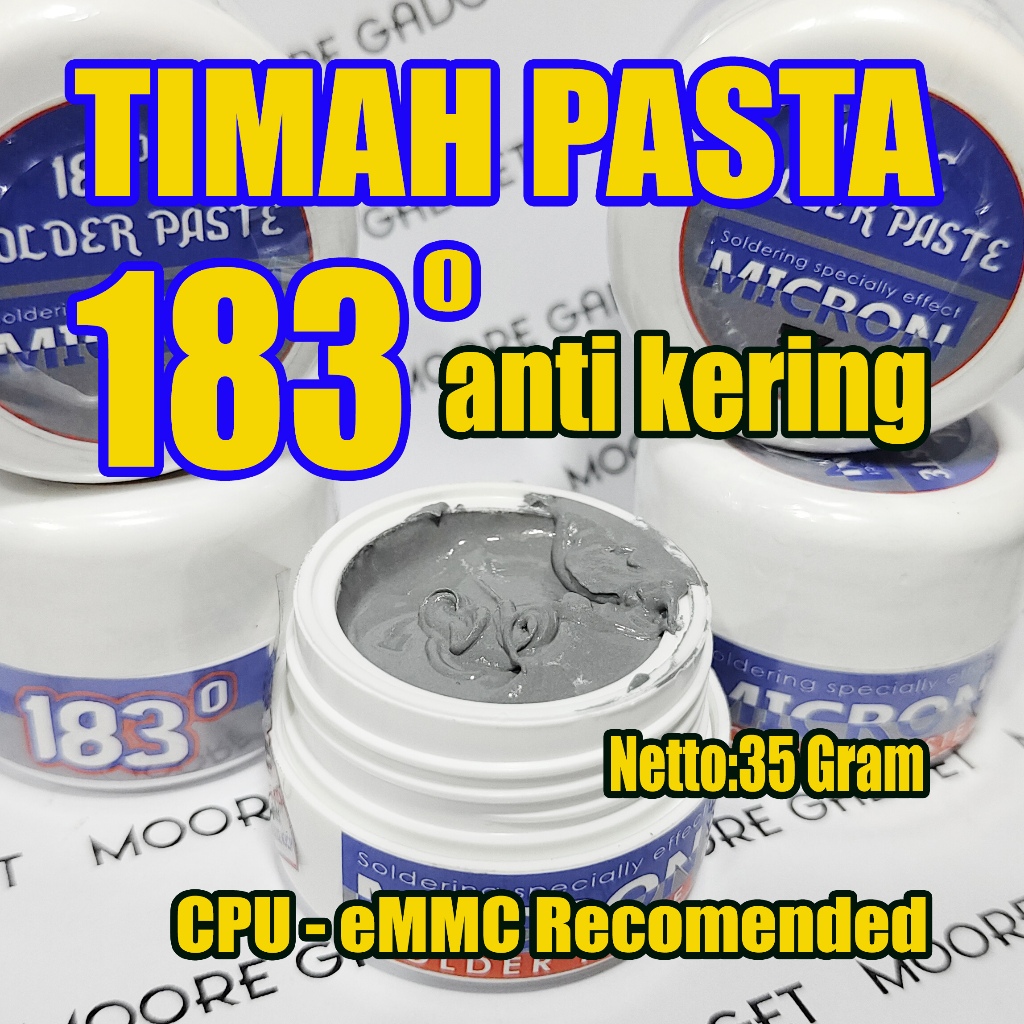 Jual TIMAH PASTA SOLDER IC SMD SOLDERING ANTI KERING TIMAH CAIR 35GR ...