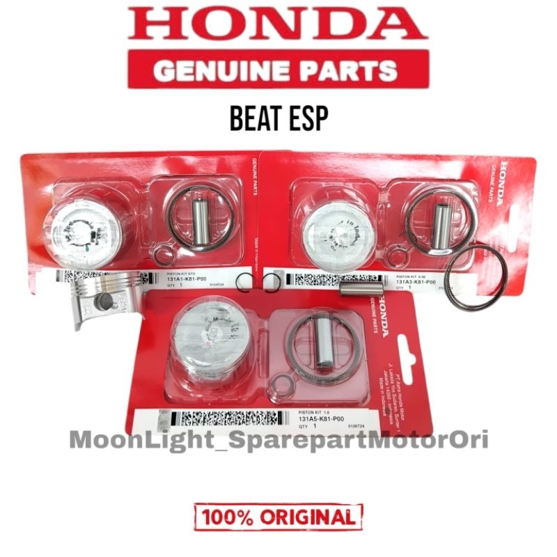 Jual PISTON RING SEHER KIT BEAT ESP SCOOPY ESP VARIO 110 ESP ORIGINAL ...