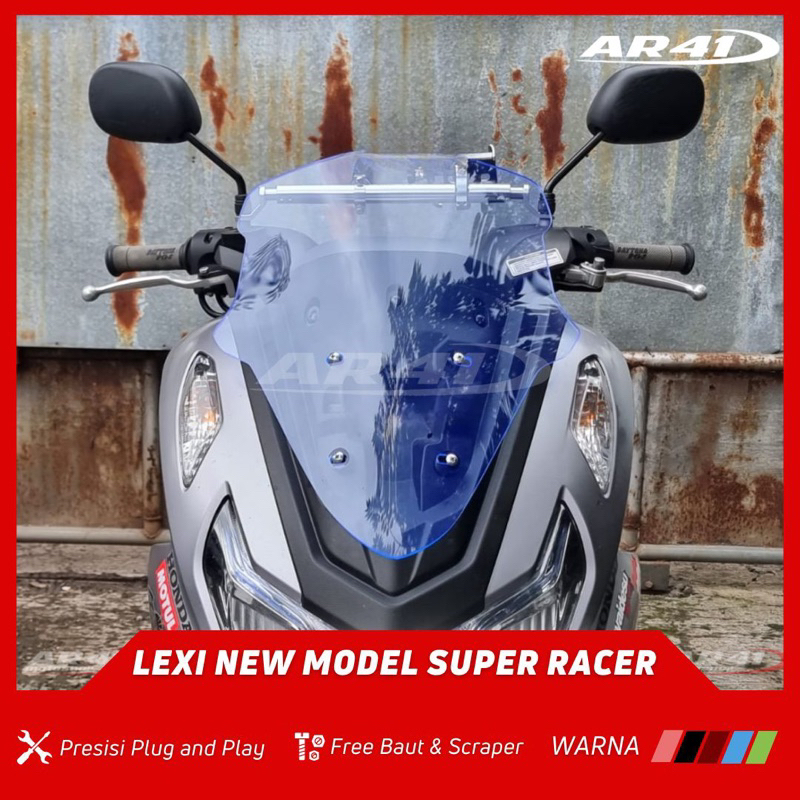 Jual Windshield Visor Lexi Lx 155 2024 NEW model SUPER RACE OCITO ...