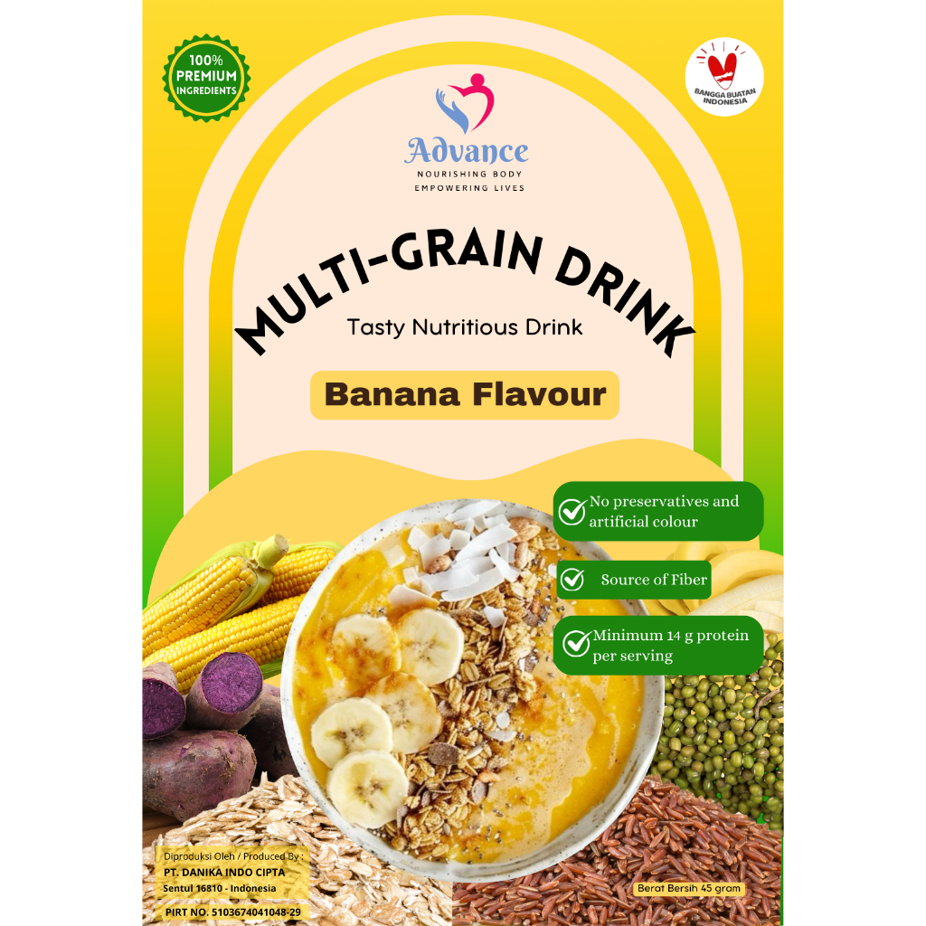 Jual Advance Multigrain Drink - Nutrisi Optimal untuk Pemulihan dan ...