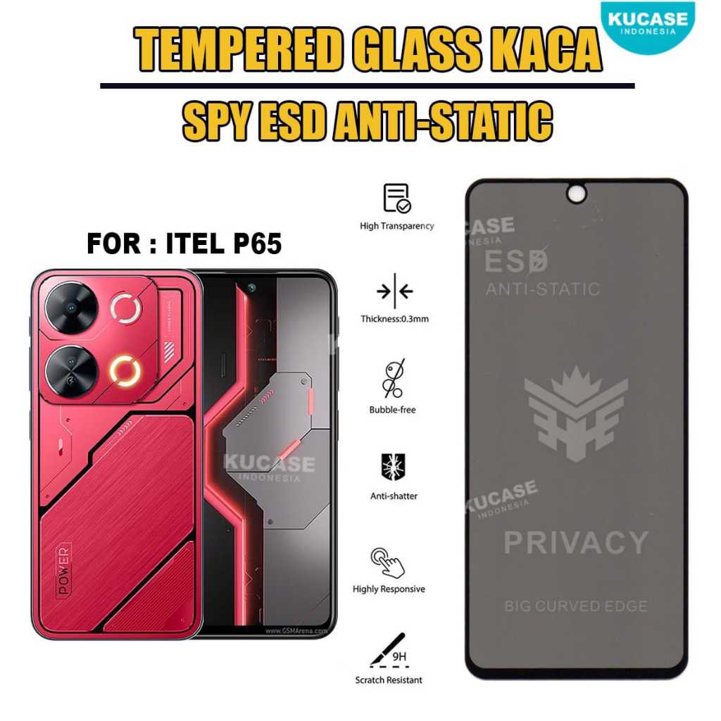 Jual Itel S25 Itel P65 Itel P70 Power 70 Temperd Glass Kaca Anti Static ...