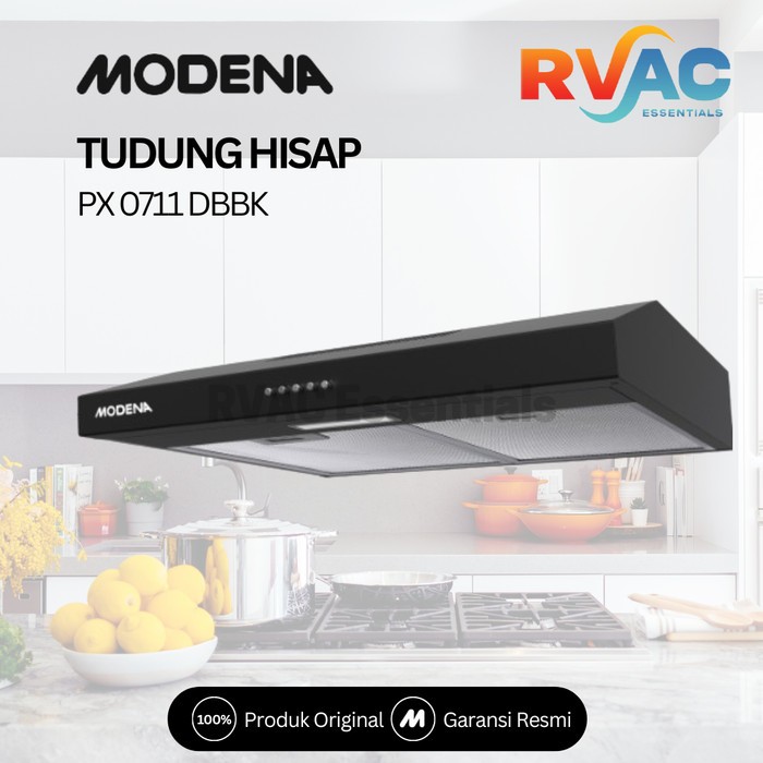 Jual MODENA Slim Cooker Hood - PX 0711 DBBK - Tudung Hisap / Hood | Shopee Indonesia