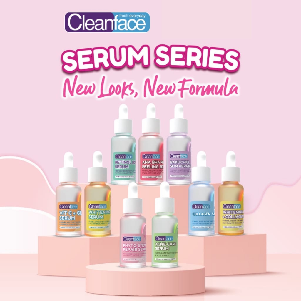 Jual Cleanface Clean Face Serum Series 20ml | Shopee Indonesia