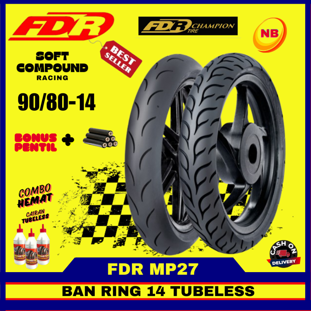 Jual [ BAYAR DI TEMPAT ] BAN RACING FDR MP76 / FDR MP27 / MP-76 / MP-27 ...