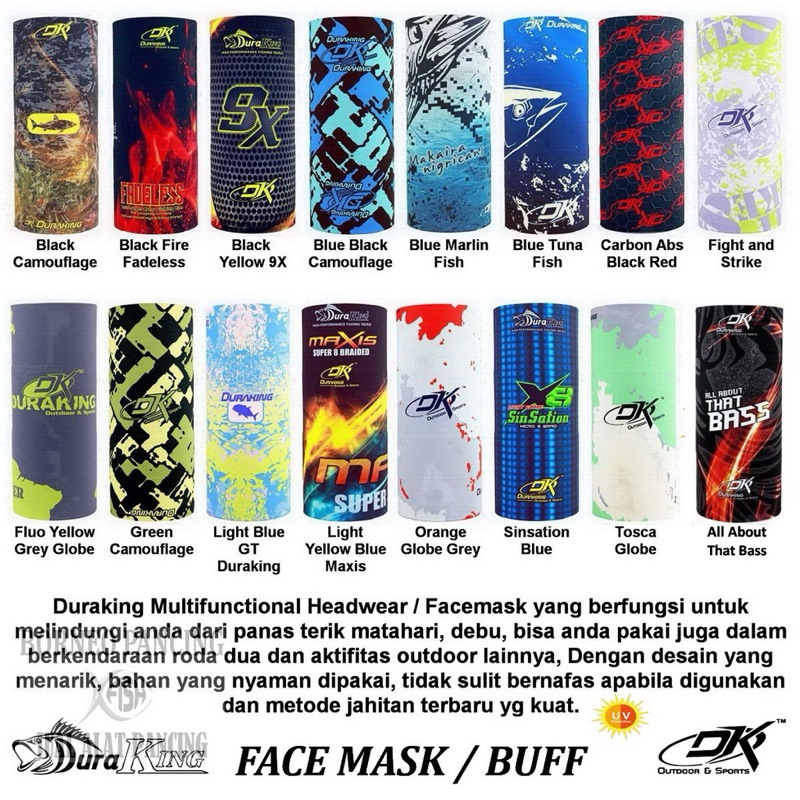 Jual BUFF DURAKING / MASKER DURAKING ORIGINAL | Shopee Indonesia