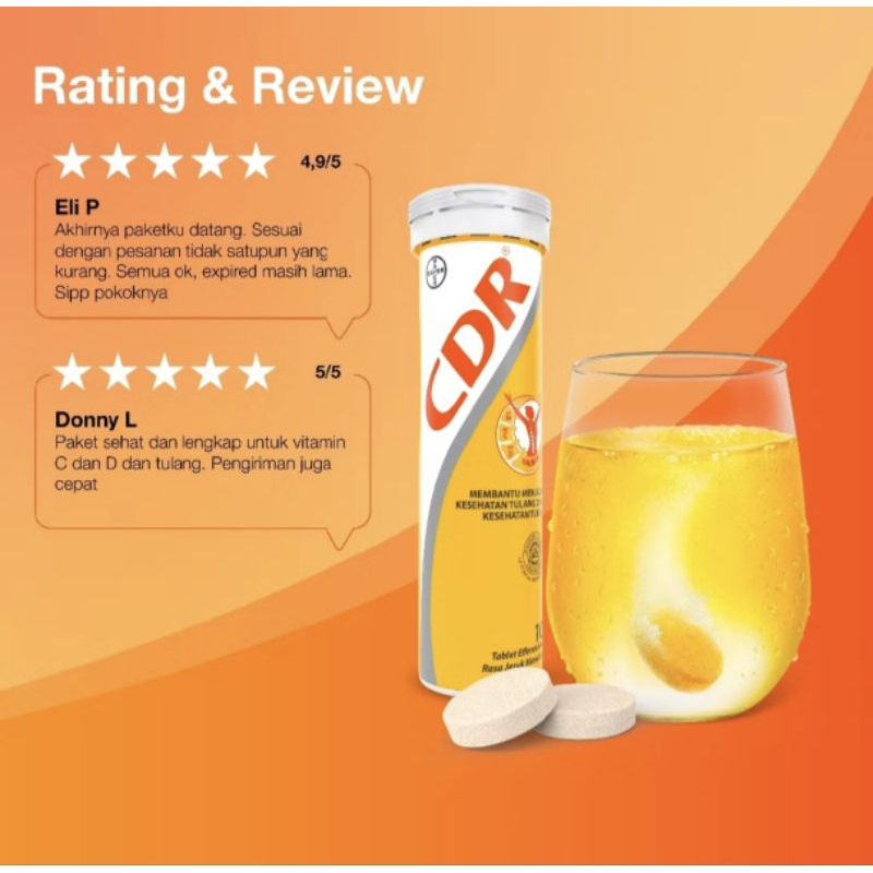 Jual CDR vitamin isi 10 vitamin & suplemen | Shopee Indonesia