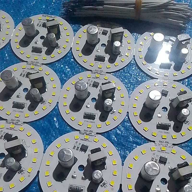 Jual mesin lampu LED 18 Watt 220 V bahan aluminium super terang lengkap ...