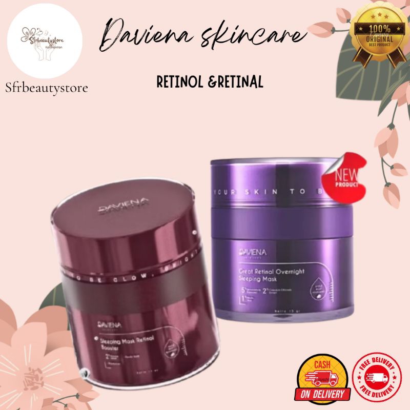 Jual DAVIENA SKINCARE RETINOL & RETINAL READY STOK | Shopee Indonesia