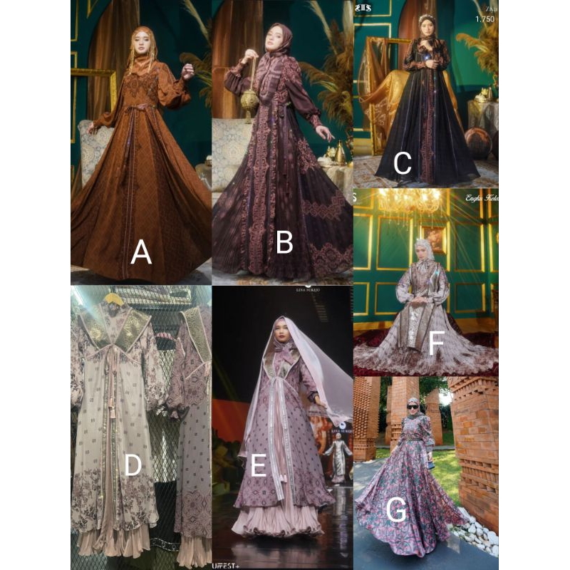 Jual gamsi syari eles linasukijo madina boutique premium | Shopee Indonesia