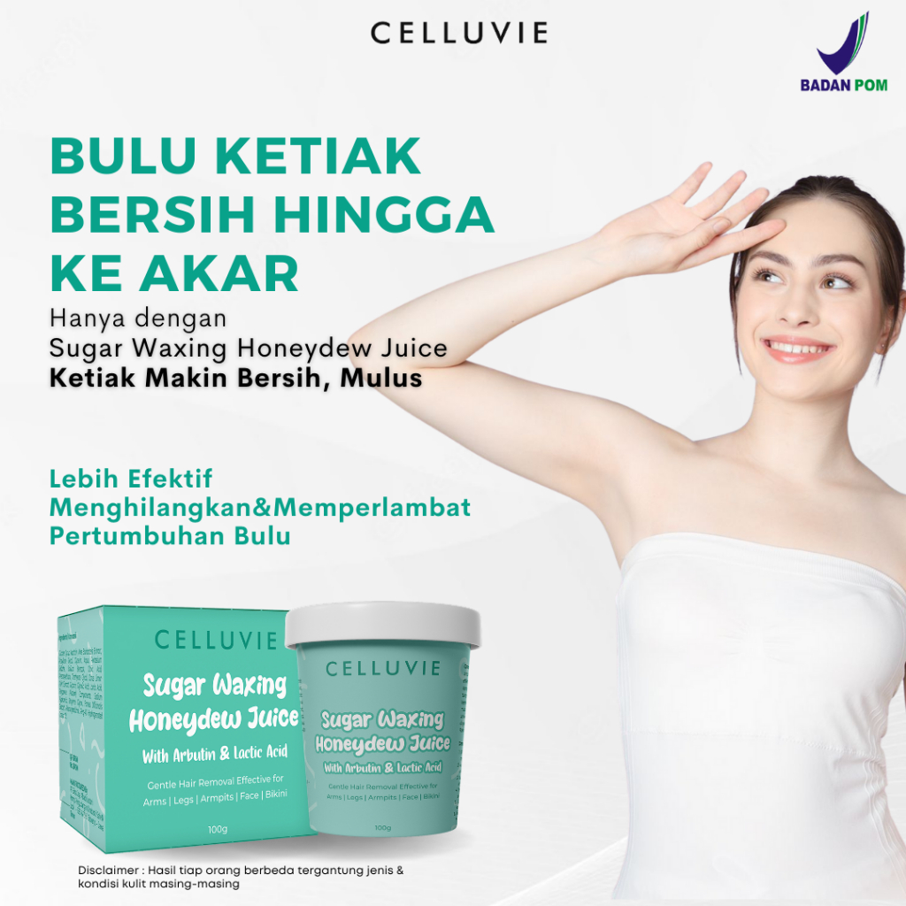Jual Ketiak Bersih Hingga Ke Akar - CELLUVIE Sugar Waxing Honeydew ...