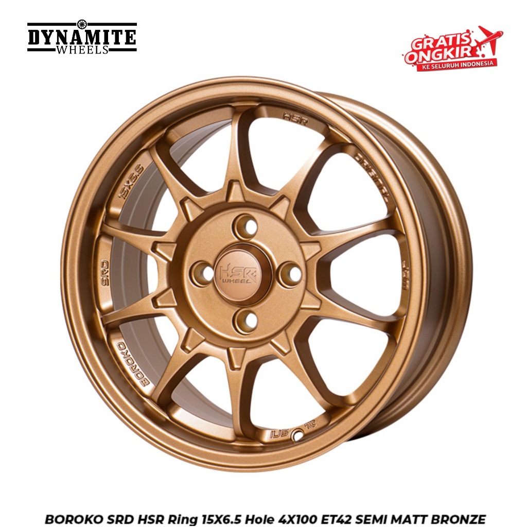Jual Velg Mobil BRIO Ring 15 HSR Boroko SRD Single Pcd 4 x 100 Model Ce28 Velg r15 Mobilio ...