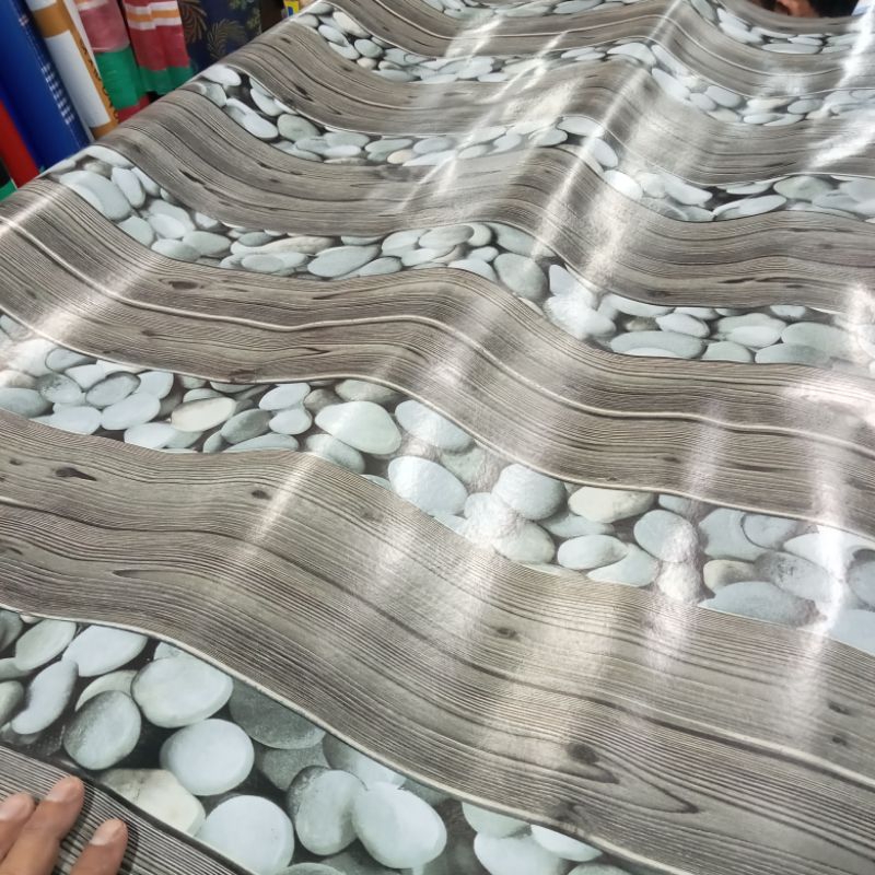 Jual tikar lantai import/karpet lantai motif kayu vinyl lebar 1.2m ...