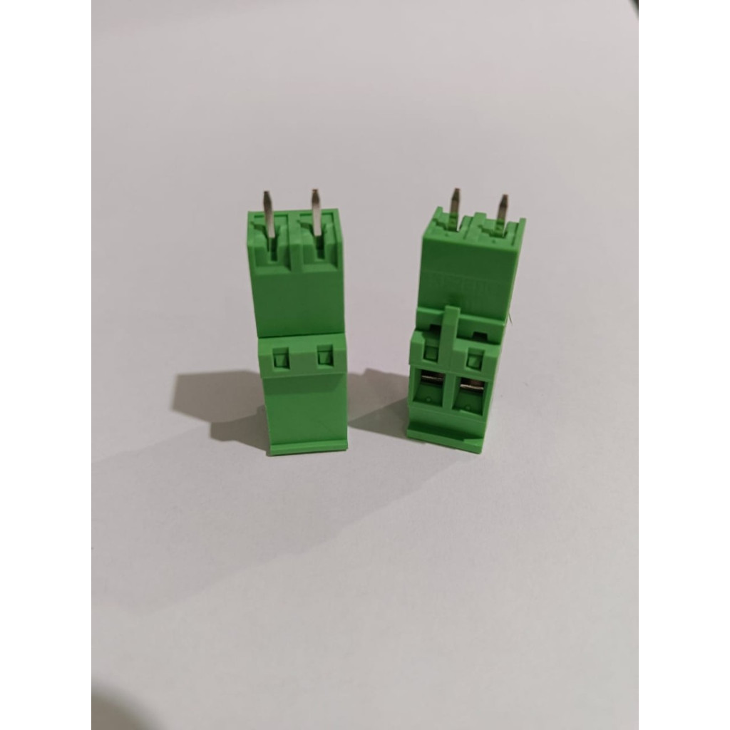 Jual Terminal blok 2 pin 5.08 mm plugable connector konektor hijau ...