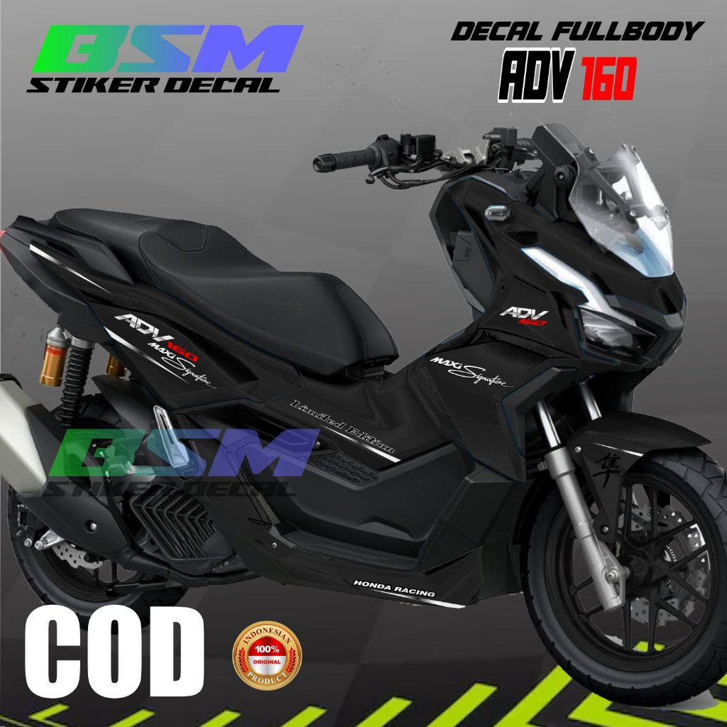 Jual Decal Stiker ADV 160 Skotlet Variasi Fullbody Desain Simple ADV ...