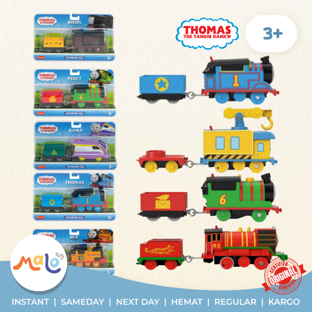 Jual MALOTOYS - THOMAS & FRIENDS [ORIGINAL] Motorized Engine Diecast ...