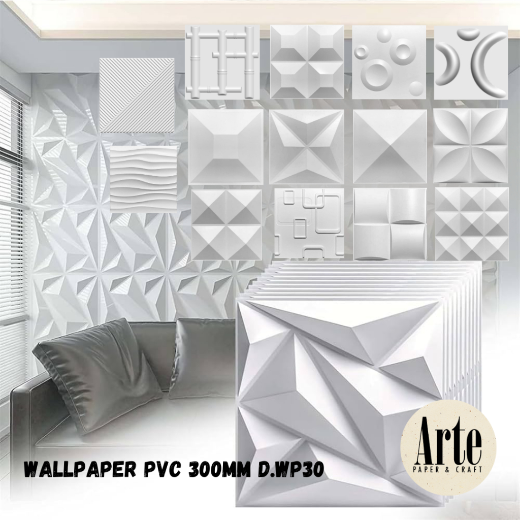 Jual 3D Wallpaper PVC Dinding 300mm Wallpaper | Dekor rumah | Home ...
