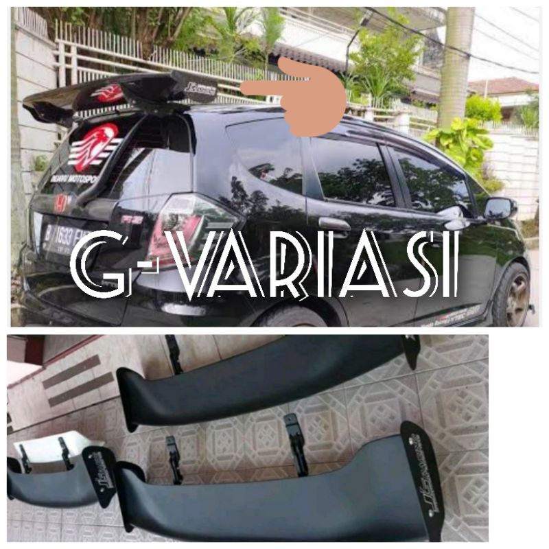 Jual spoiler gt wing js racing universal | Shopee Indonesia