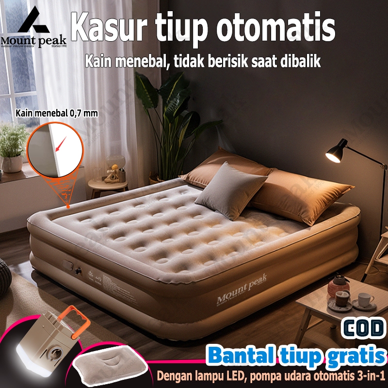 Jual Mountpeak Outdoor Matras Kasur Pompa Matras Tidur Kasur Angin Bisa ...