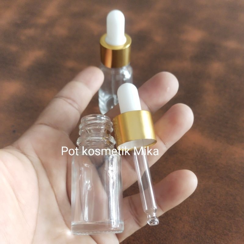 Jual BOTOL SERUM 10 ML / GRAM BOTOL KACA / BOTOL PIPET 10 GRAM | Shopee ...