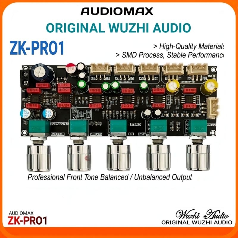 Jual ZK-PR01 Tune Control Pre Amp Hifi Profesional JRC2068 Original ...