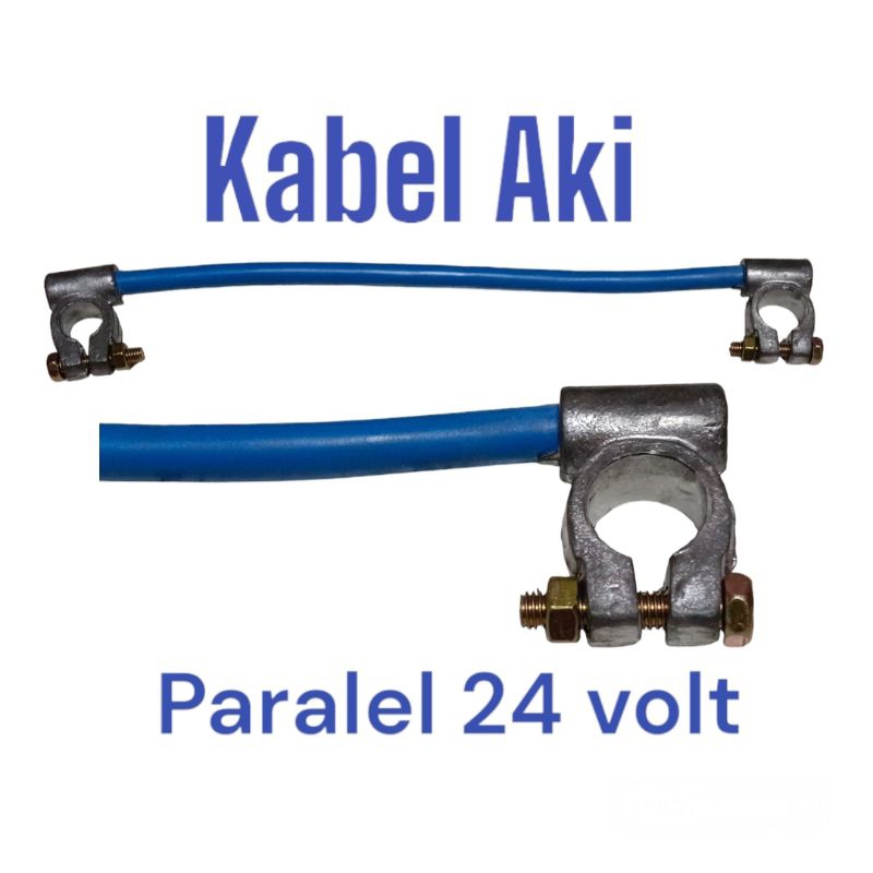 Jual Kabel Aki Paralel 24 Volt Kawat Full 30 cm \ Cable Accu Paralel 24 Volt 30 cm | Shopee ...