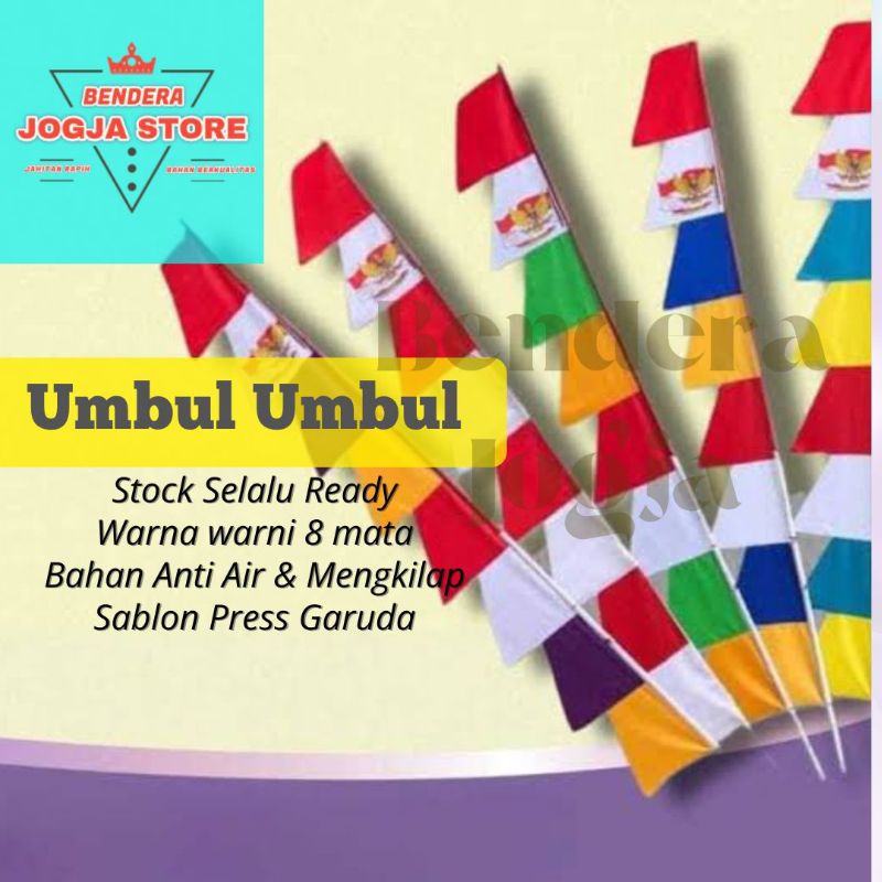 Jual Bendera Umbul Umbul Gergaji umbul-umbul warna warni Dirgahayu Hut Kemerdekaan RI | Shopee ...