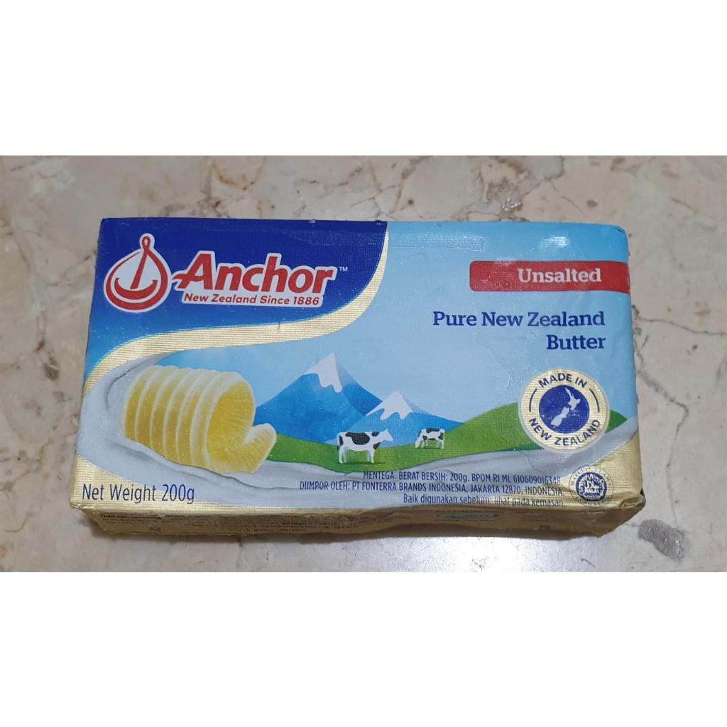 Jual Anchor Butter Salted Unsalted 200gr MPASI Butter Anchor | Shopee ...