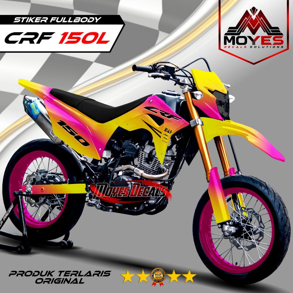 Jual Decal Motor CRF 150L - Stiker Motor CRF 150L Fullbody Premium ...
